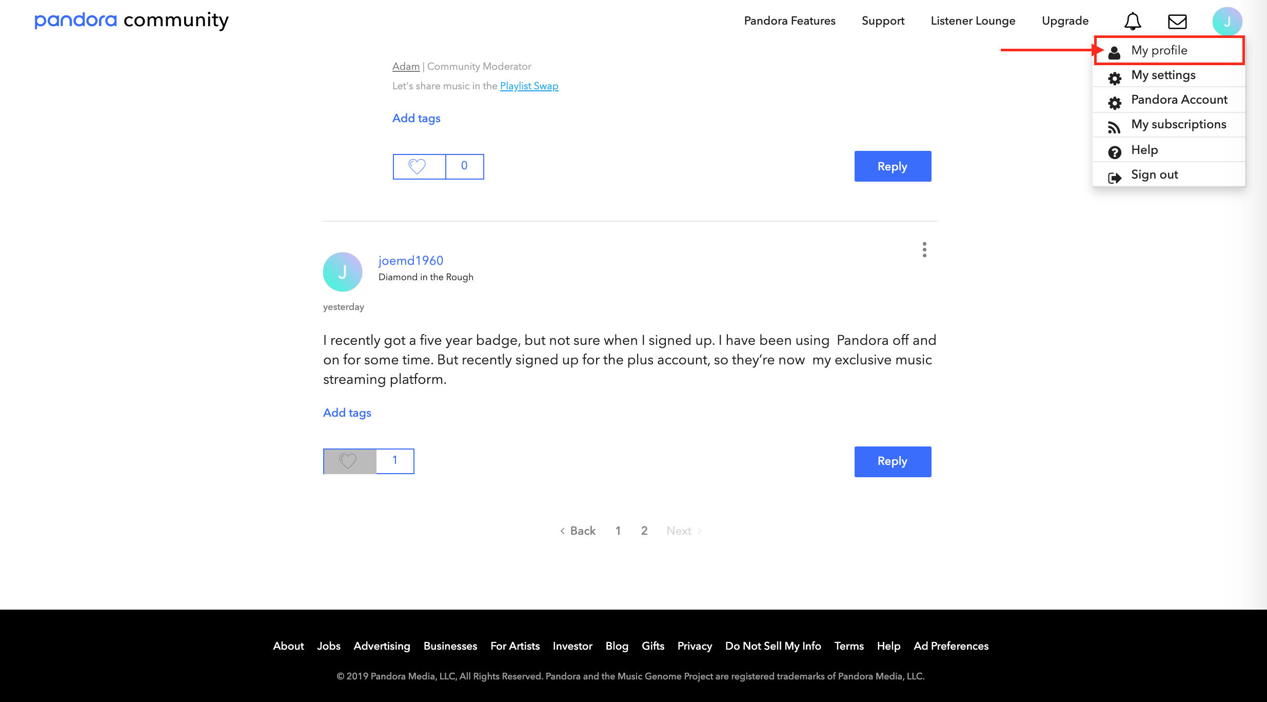 How long have you been using Pandora? - Pandora Community