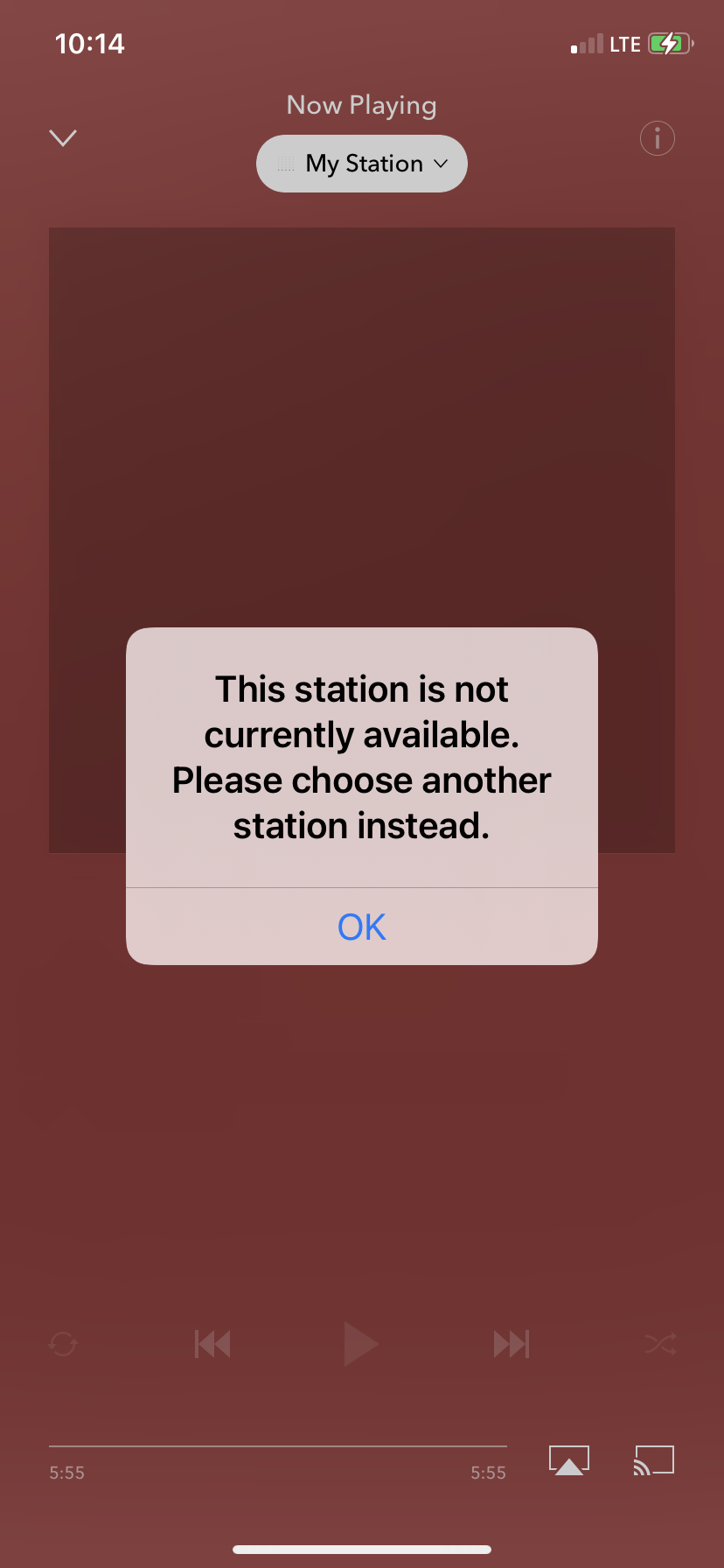 iOS: "Station No Longer Available" Error - Pandora Community
