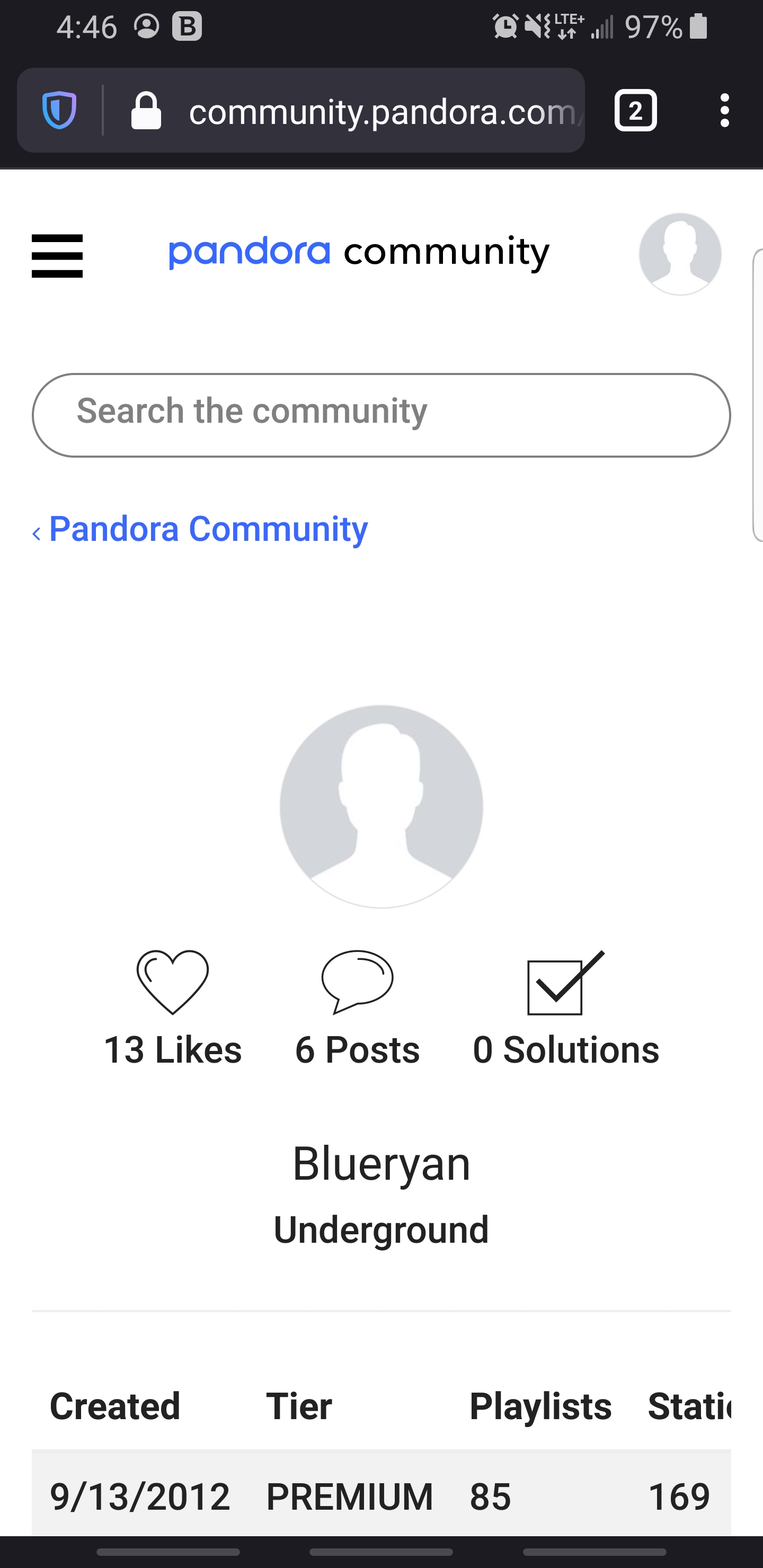 How to view total listening hours - Pandora Community