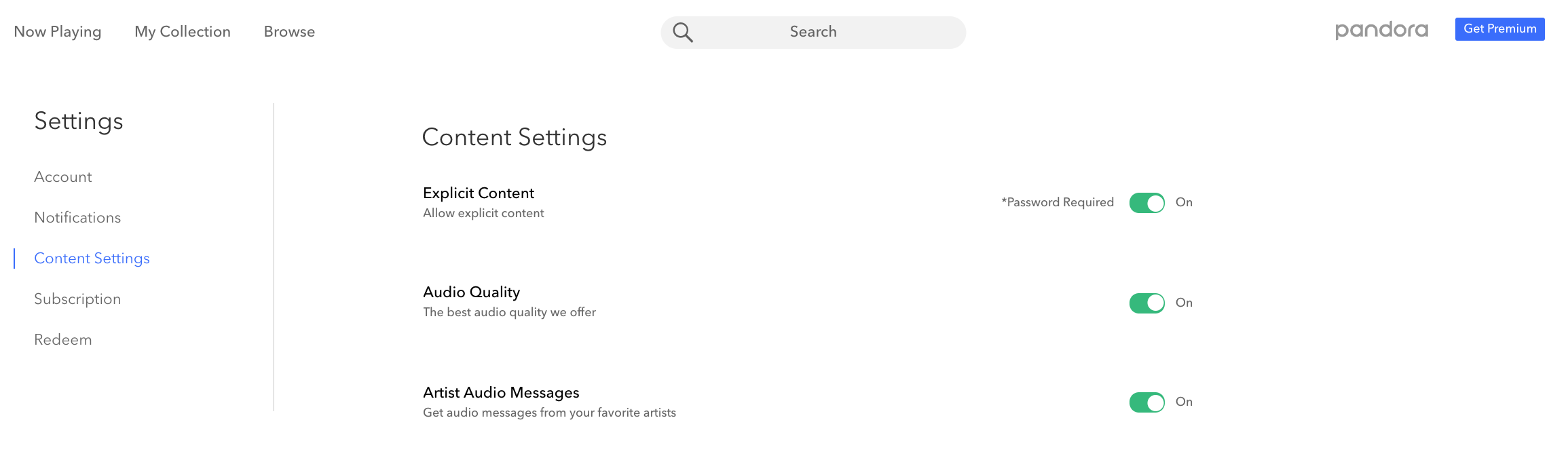 Solved: Desktop: Higher Audio Quality / Bitrates - Pandora Community