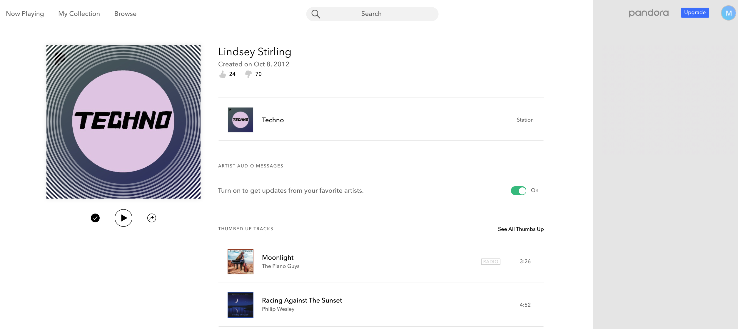 Genre Station Music Changed - Pandora Community
