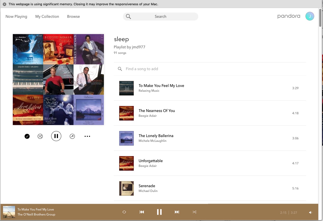 Solved: How to make a playlist repeat - Pandora Community