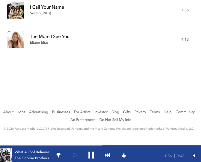 Solved: Thumbprint Radio Station Repetition - Pandora Community